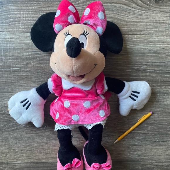 Disney | Toys | Disney Parks Plush Large Minnie Mouse | Poshmark